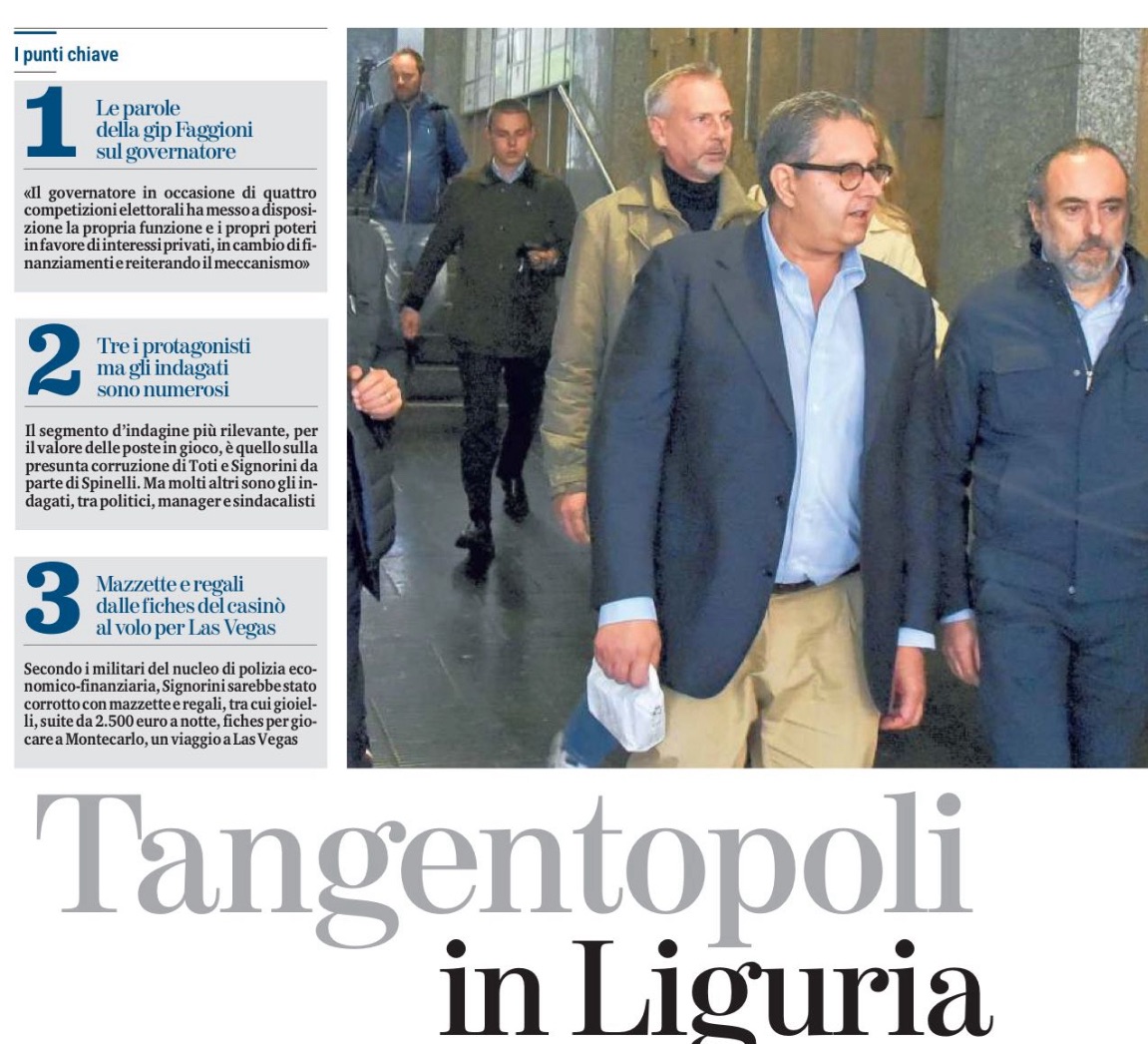 Tangentopoli in Liguria – InfoLorelèca